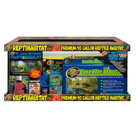 Zoo Med ReptiHabitat Aquatic Turtle Kit - Complete turtle kit